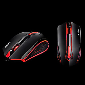 Lazy Pad,uvvy Wired Computer Mice Ergonomic Design 1000dpi for Office and Home Corded Computer Mouse Gaming Mechanical Mouse