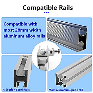 Dutiplus Solar Panel Grounding Lugs with Nuts and Bolts Solar Earthing Ground Clip Cable Clamp for RV, Boat, Roof, Wall and Other Off Gird Roof Installation(4pcs)