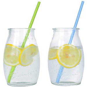 Green Paper Straws, 7.75 inch, 100 Pack Christmas Green Straws Recyclable, Eco Friendly, Disposable Drinking Straws for Party Suppliers, Cocktails, Juices, Coffee