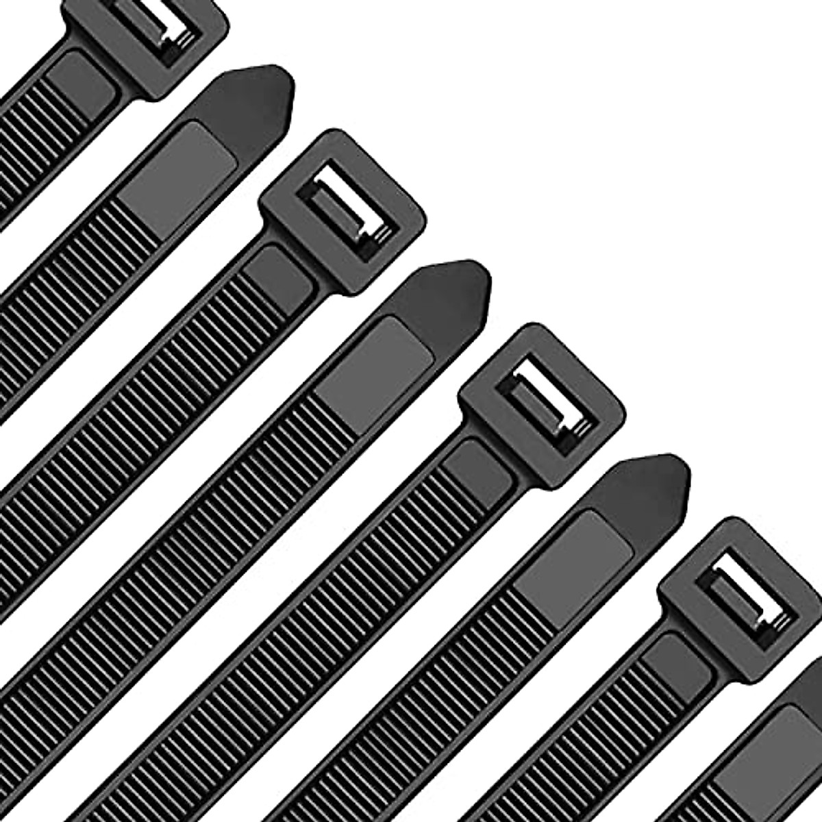 Oksdown 100 Pack 12 inch Black Heavy Duty Zip Ties Thick Cable Ties with 120 lbs Tensile Strength Large Plastic Wire Ties