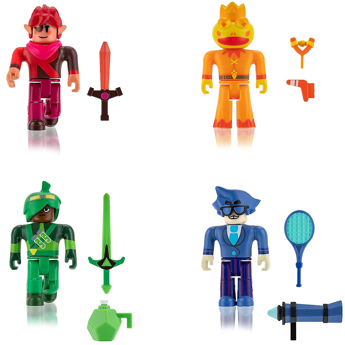 Roblox Action Collection - Super Doomspire Four Figure Pack [Includes Exclusive Virtual Item]