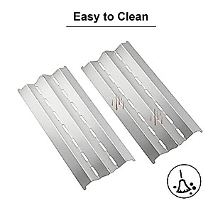 Heat Plate Shield Replacement for Broil King 9869-74ED, 9869-77C, 9869-77ED, 9869-84, 9869-84R, 9869-87, 9869-87R, 986984, 986984R, 986987, 9875-84, 9875-87, 986787C, 9868-74, 9868-77, 9868-84, 3 Pack