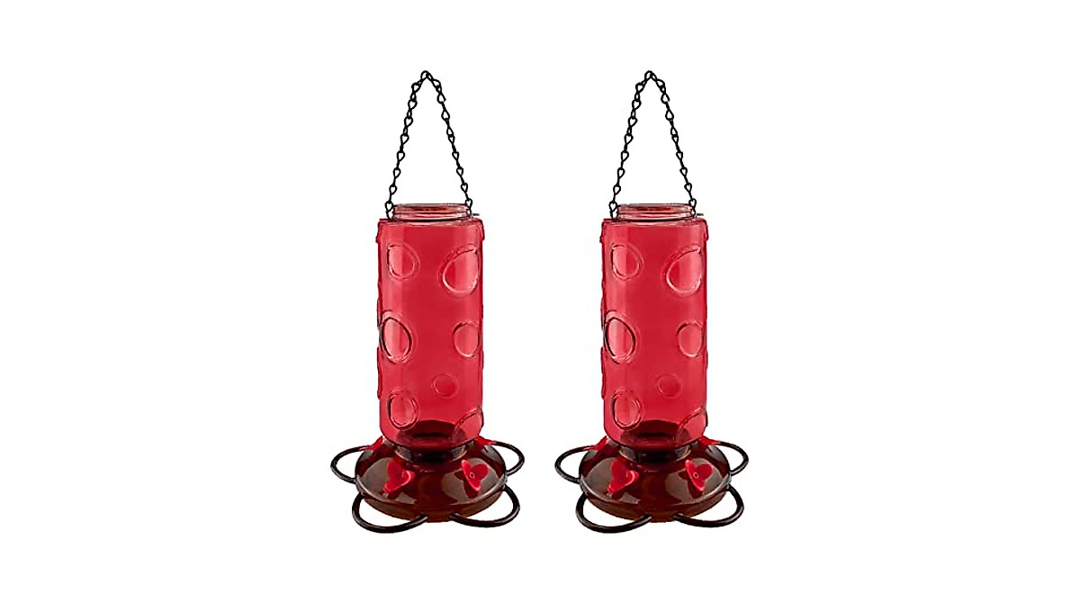 Urban Deco Large Capacity Hummingbird Feeders for Outdoors Hanging Wild ...