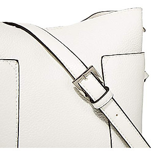 Steve Madden womens SAMMY Bucket Bag White, White, One Size US