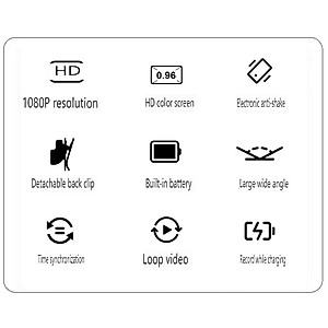 360-degree Rotating Magnetic HD Sports Camera