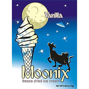 Moonix Freeze Dried Ice Cream. 5ct (Vanilla)