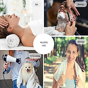 GOLD TEXTILES 60 Pack Economy White Bath Towels Bulk (22x44 Inches) Cotton Blend Multi-Purpose Hotel Towel for Commercial and Home Use – Lightweight, Easy Care & Quick Drying Towels