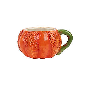 Servette Home Funny Ceramic Coffee Mugs Food Theme (Pumpkin)