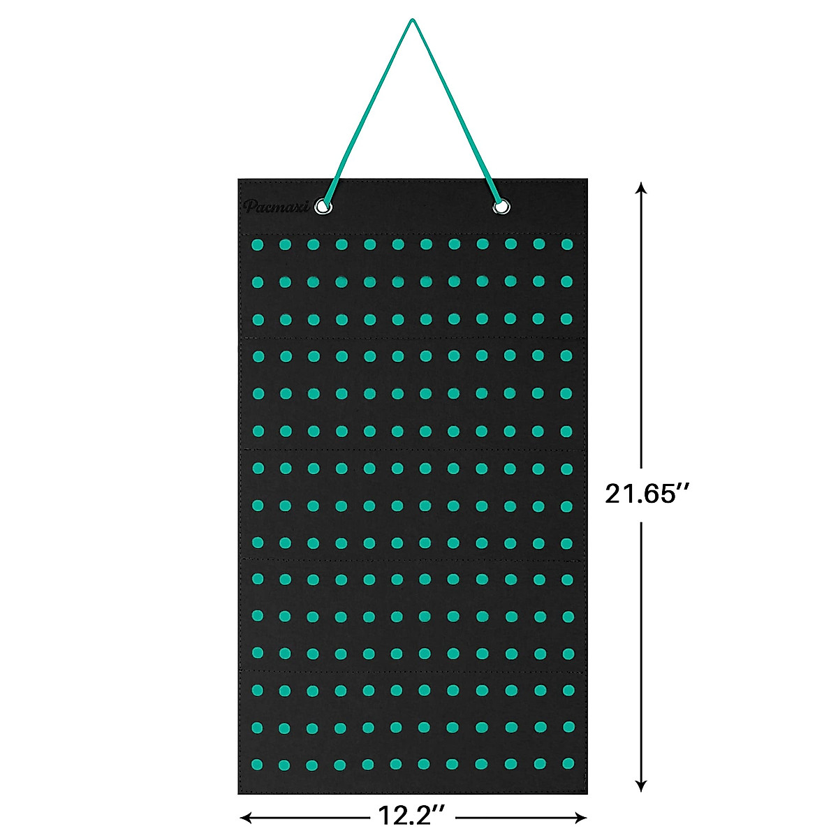 PACMAXI Shoe Charms Organizer, Hanging Shoe Charm Holder with 188 Holes, Portable Shoe Decoration Shoe Charms Display Stand, Wall Mounted Display Holder for Shoe Charms(Shoe Charms Not Included)