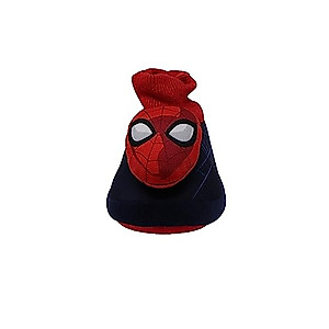 Marvel Spider-Man Sock-Top Slipper W/plush Spider-Man Head and web image on side of Slipper that all superhero's will love.