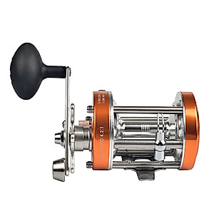 ANCIENT MARINER 6000 Fishing Reels, More Powerful Ancient Mariner Reels 6000 Catfish Right Hand, Orange
