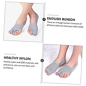 Healeved Wrist Supports Foot Protector Wrist Splints Thumb Splint Silicone Socks 2 Pairs Bunion Night Splint Silicone Spacers Bunion Hallux Valgus Correct Cover Socks