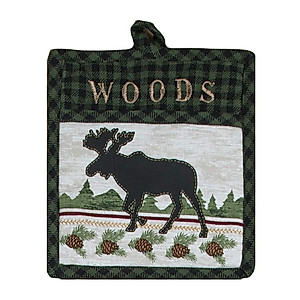 Kay Dee Designs Woodland Moose Pocket Mitt, 8" x 10", Various