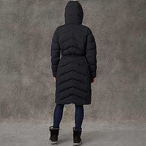 Columbia Women's Ember Springs Long Down Jacket, Black, X-Large