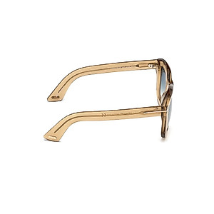 Tom Ford Square Sunglasses TF582 Julia-02 45P Transparent Champagne 50mm FT0582