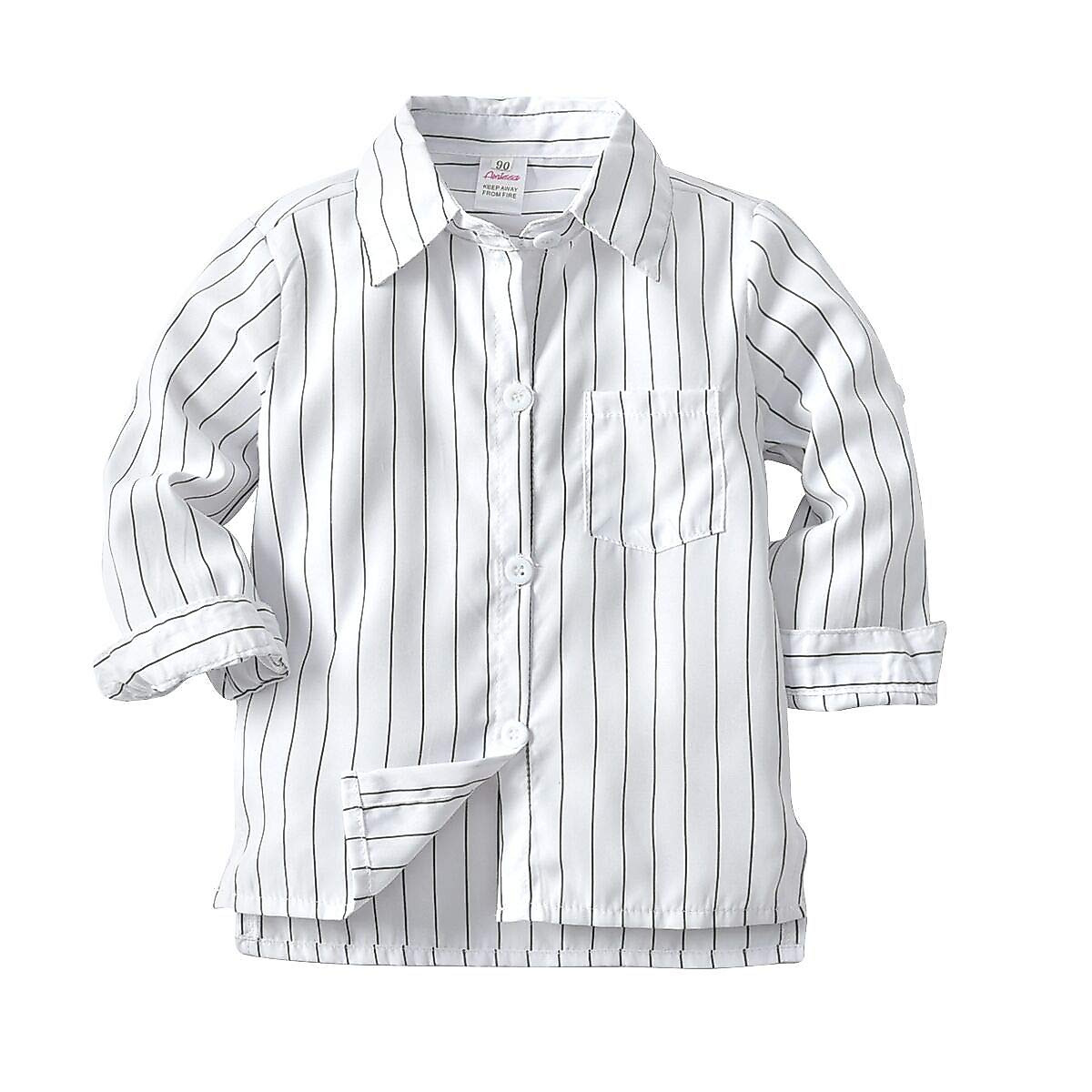 Boys Formal Outfit Suit, Toddler Boys 3Pcs Clothing Set Long Sleeve Bowtie Shirt+Vest+Pants Casual Suit Wine Red 0-4T (Wine Red, 18-24 Months)