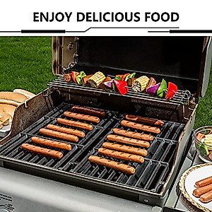 Unidanho 69866 Stainless Steel Warming Rack for Weber Weber Spirit E210 S210 E220 S220 with Up Front Controls (2013 - Newer)