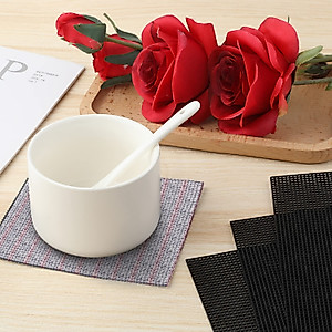 6pcs Plastic Mesh Canvas Sheets, 10 CT Plastic Eye Mesh Sheets for Embroidery Making Divider, Cross Stitch Acrylic Aida Mesh Screen for Yarn Crafts Knit DIY Crochet Projects (13x10inch, Black)