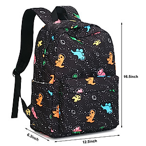 Xunteny Dinosaur Backpack for Girls Women Teens, School Backpack College Bookbags Ladies Laptop Backpacks