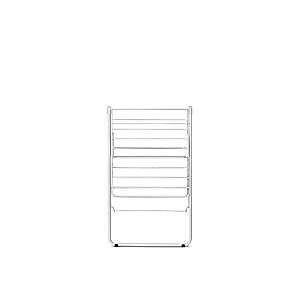 Brabantia HangOn Laundry Drying Rack (20m / Fresh White) Compact, Foldaway, Adjustable Indoor Stainless Steel Clothes Horse