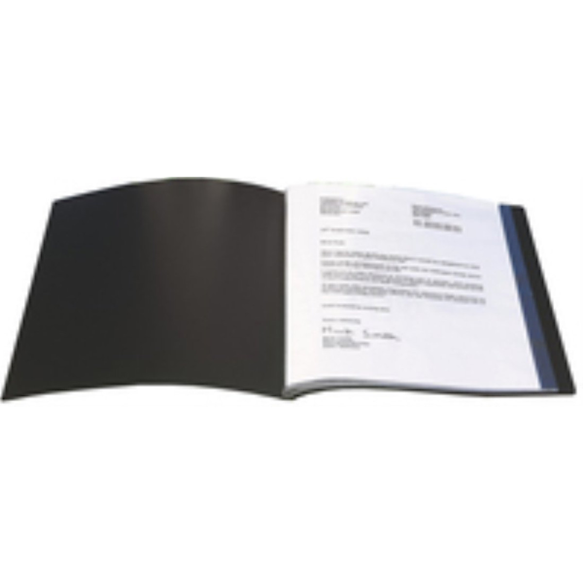 Q Connect 10 Pocket Presentation Book - Black