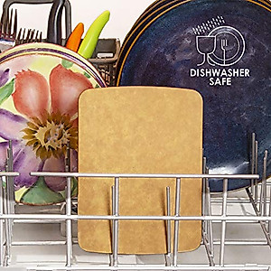 Vellum Wood Paper Composite Cutting Board, 8" x 6" | Dishwasher Safe