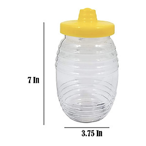 1 Lt - 32oz vitroleros aguas frescas w/straws 4 pk by Border Merchant