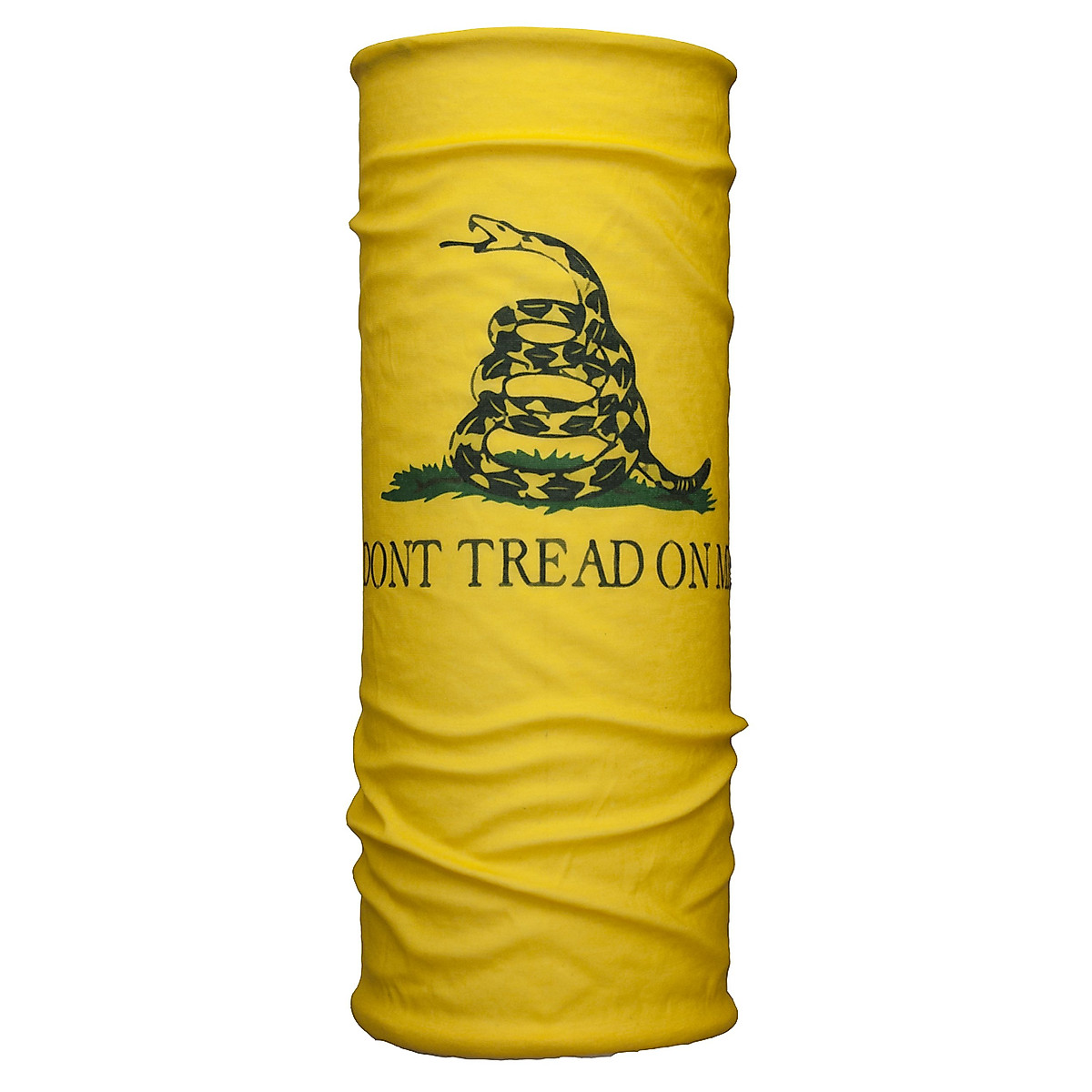 International Tie Gadsden 'Don't Tread on Me' Bandana – Face Mask, Soft & Breathable Material Multi-Functional Neck Gaiter, Balaclava, Sunmask or Headband (Don't Tread on Me)