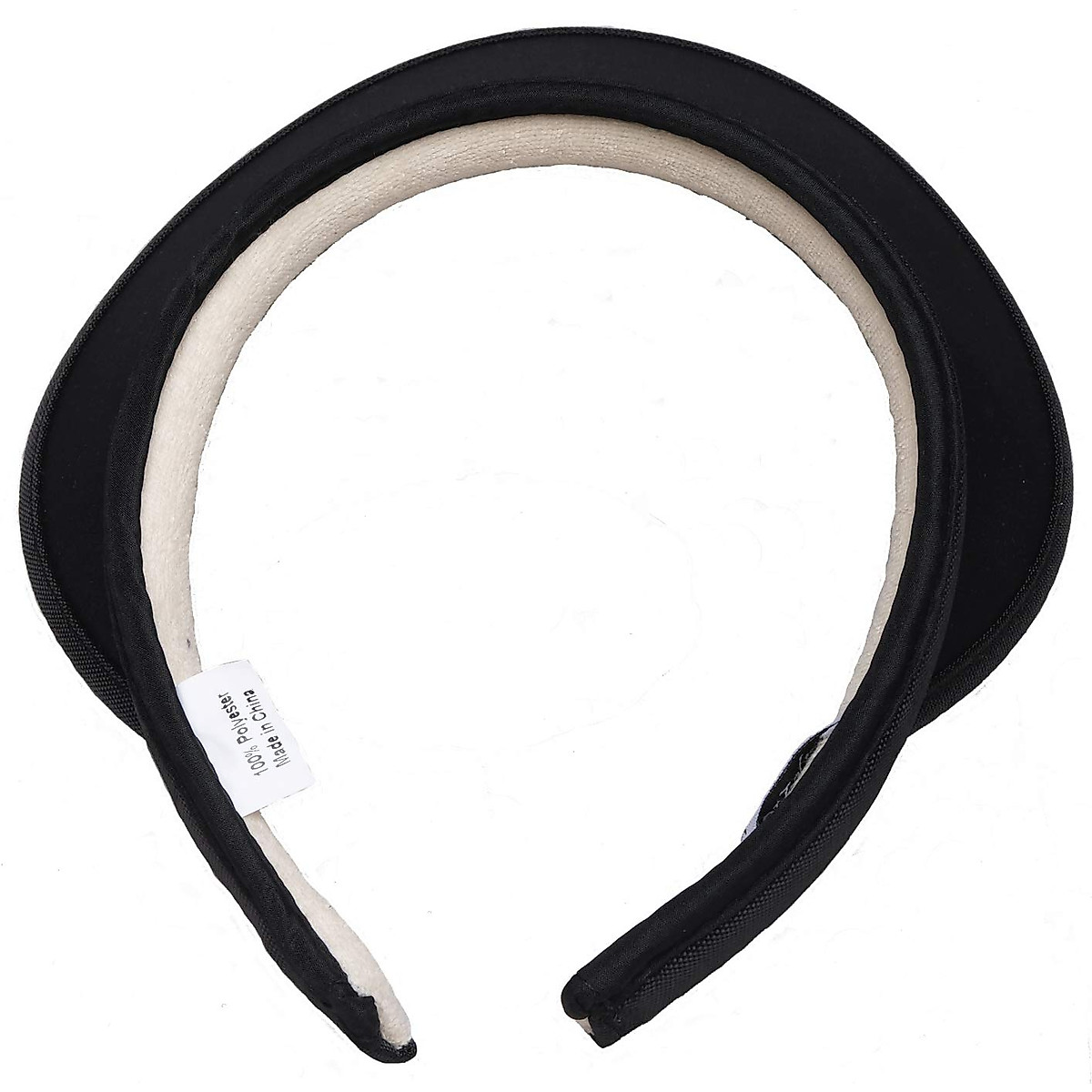 Glove It Women's Solid Visor, Black, Standard