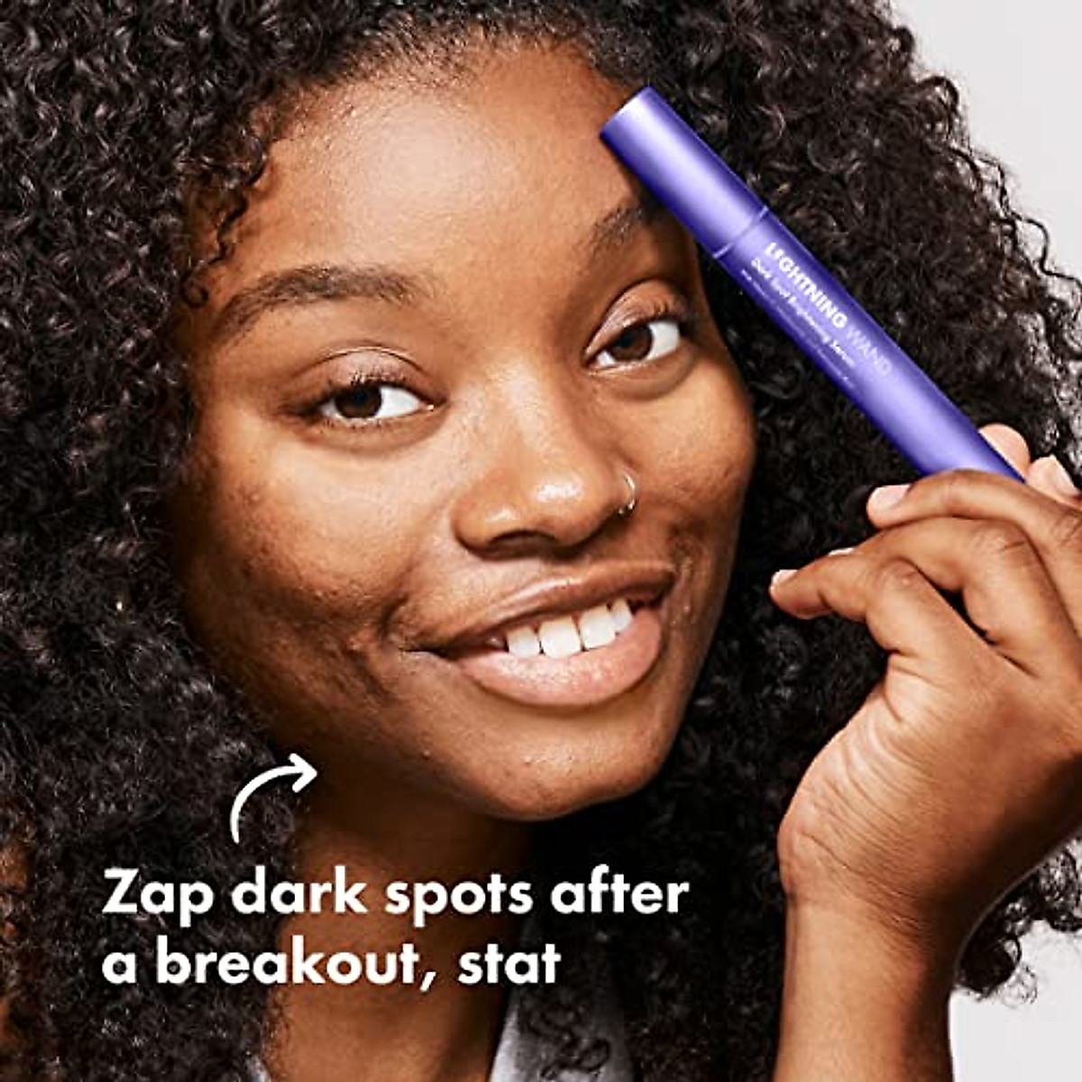 Lightning Wand from Hero Cosmetics - Brightening Serum for Fading Post-Blemish Dark Spots with Botanicals, Fragrance and Paraben Free (10 ml, 0.34 fl oz)