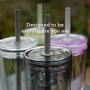 MiiR Everywhere Straw Tumbler 16oz - Durable Double Wall Tumbler with Lid and Straw, Lightweight, Shatter-Resistant, Perfect for On-the-Go Sipping