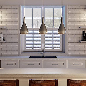 Home Decorators Collection 3-Light Matte Nickel Multi Pendant
