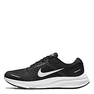 Nike Women's W AIR Zoom Structure 23 Sneaker, Black White Anthracite, 6