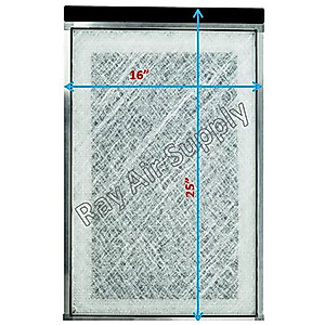 RAYAIR SUPPLY 16x25 SolaceAir Air Cleaner Replacement Filter Pads 16x25 Refills (3 Pack) White