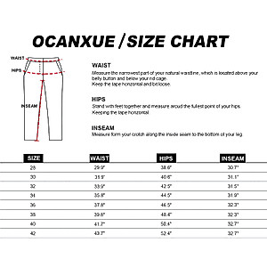 OCANXUE Men's Tactical Pants Camo Cargo Pants Ripstop Work Hiking Pants with 10 Pockets No Belt Size 36