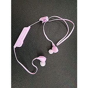 Pink Bluetooth Wireless Earbuds