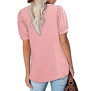 Tunics or Tops to Wear with Leggings Square Neck Tshirts Shirts Dressy Casual Pink XL