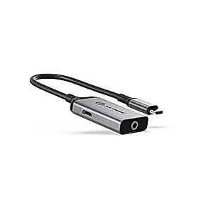 ALOGIC 2-in-1 USB-C Audio and Charging Adapter,USB-C to 3.5mm Audio Jack & USB-C Charging Port,PD Fast Charging,Ultra-Built Quality,Compatible with USB-C iPad/Tablets, Smartphones, laptops and More.