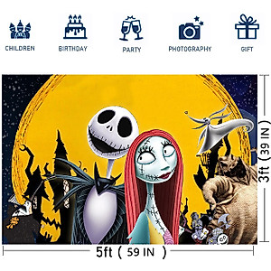 Happy Birthday Decorations, 5x3Ft Birthday Party Backdrop Banner Background Decorations for Boys and Girls Birthday Party Supplies Indoor Outdoor Photo Booth Props