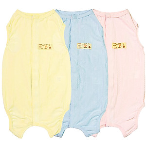 Recovery Suit for Dog After Surgery Cut Pet Recovery Shirt Dog Abdominal Wounds Bandages,Wound Protective Dog Onesize for surgery Female Dog Vest Prevent Licking,Substitute E-Collar（RSS08-Vyellow-M）