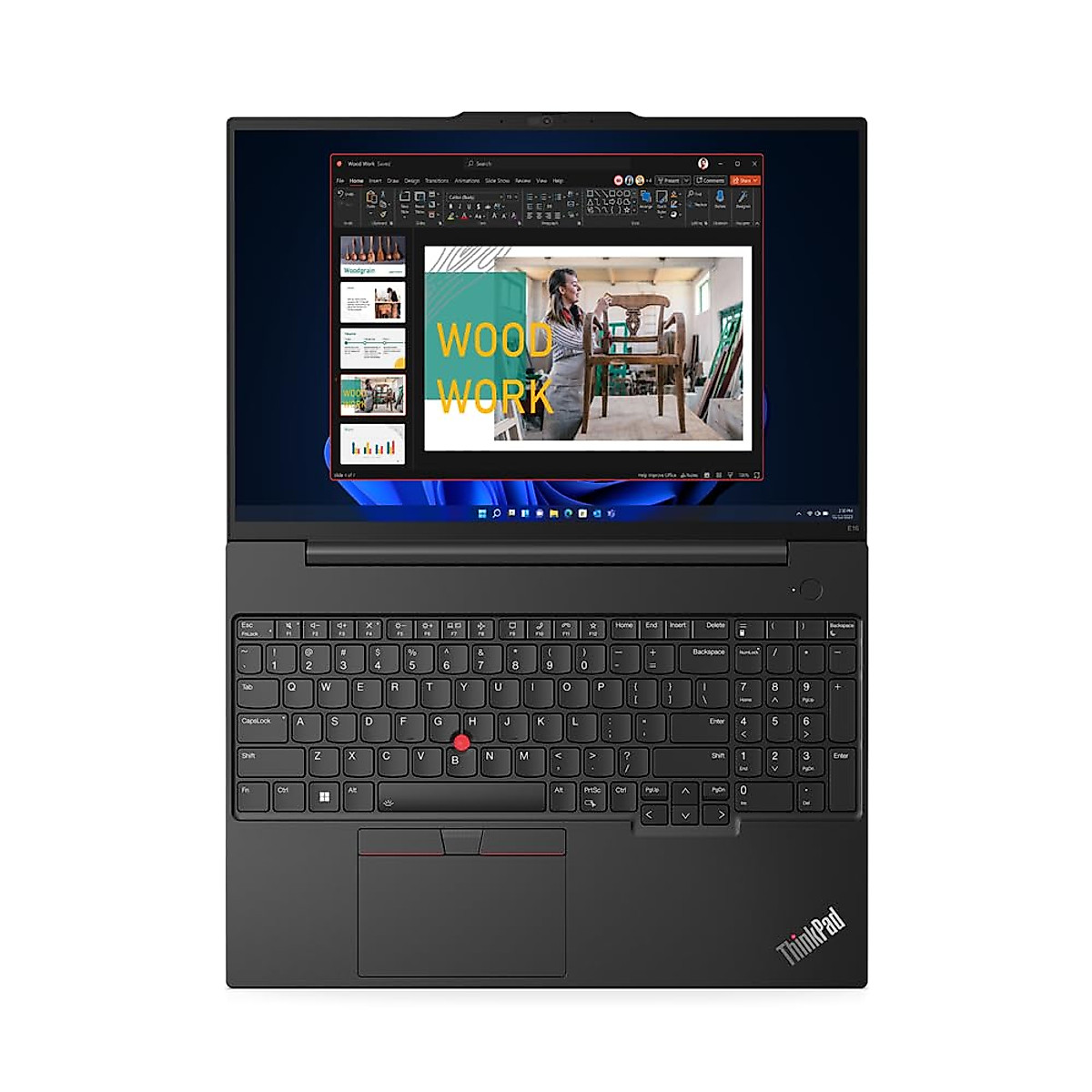 Lenovo ThinkPad E16 Business Laptop (2023), 16" WUXGA IPS Display 300 nits, 8-Core AMD Ryzen 7 7730U (Upto 4.5GHz), 40GB RAM, 2TB SSD, RJ-45, Backlit, Fingerprint, WiFi 6, Win 11 Pro+MarxsolCables