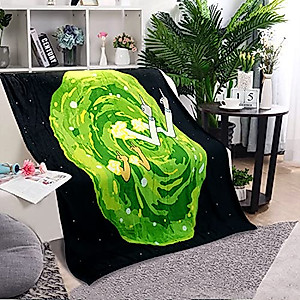 Novelty Cartoon Throw Blanket, Soft Flannel Blanket Warm Cozy Blanket Cozy Sofa Blanket Suitable for Sofa Office Traveling Camping Home