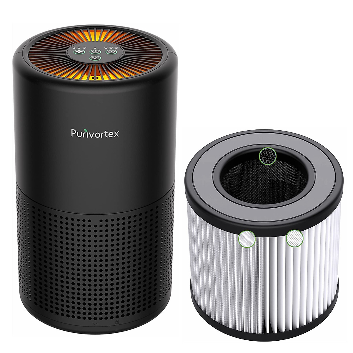 Purivortex Air Purifiers for Bedroom Home, H13 True HEPA Air Filter