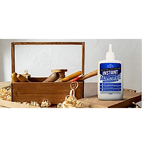 Cyanoacrylate Adhesive Super Glue - Medium Viscosity CA Glue for Wood, Plastic, DIY Crafts, Metal, etc. Cyanoacrylate Glue for Woodworking - 100ml - 3.5oz (3 Bottles)