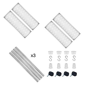 YooFZler 4 Tier Slim Storage Cart Mobile Tower Rack Rolling Shelving Unit Storage with Casters Wheels&4 Side Hoops for Kitchen Bathroom Laundry Room, White