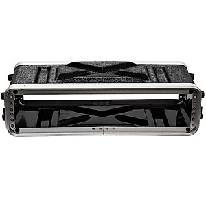 Seismic Audio - SALWR2S - Lightweight 2 Space Compact ABS Rack Case - 2U PA DJ Amp Effects Shallow Rack Case