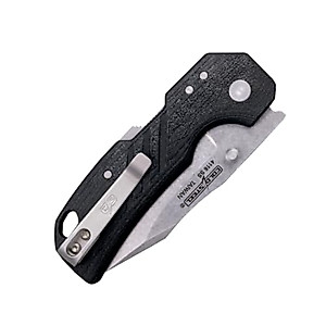 Cold Steel 2.5' Engage / 2.5' Clip Point Blade / 3MM Thick / 4116SS Steel W/Stonewashed Finish/Black GFN Handle/Atlas™ Lock