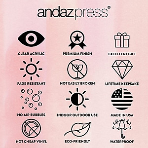 Andaz Press Funny Office Desk Plate, Gate Keeper Acrylic Plate for Home, Desk, Front Desk Receptionist, Secretary, Work, Co-Worker, Funny Nameplate Sign Decorations for Men Women, 8" X 2.5"