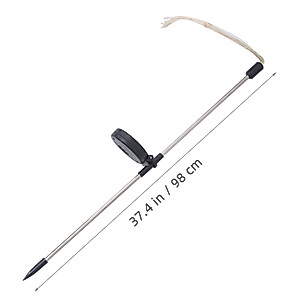 DOITOOL Fiber-Optic Lights Led Street Lights Outdoor Solar Garden Lights Solar Pathway Lights Solar Lights for Outside Garden Street Lights Insert into The Ground Fiber Optic Light