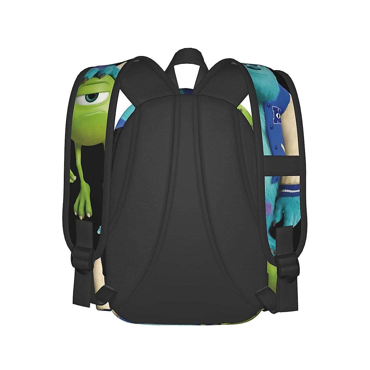 MAIMATIEKE Anime Monsters, Inc Backpack Colorful Travel Laptop Backpack Business Daypack Adjustable Shoulder Strap Bookbag For Teen Boys And Girls, Black, One Size